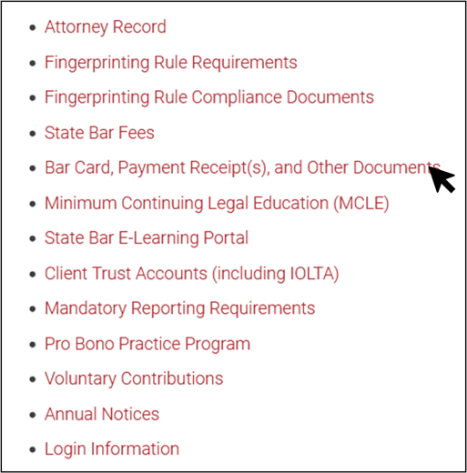 Get your fee statement