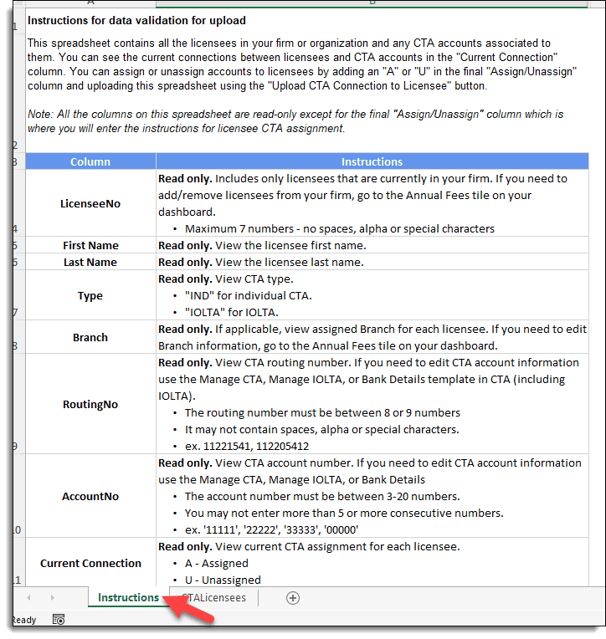 Report CTA (including IOLTA)