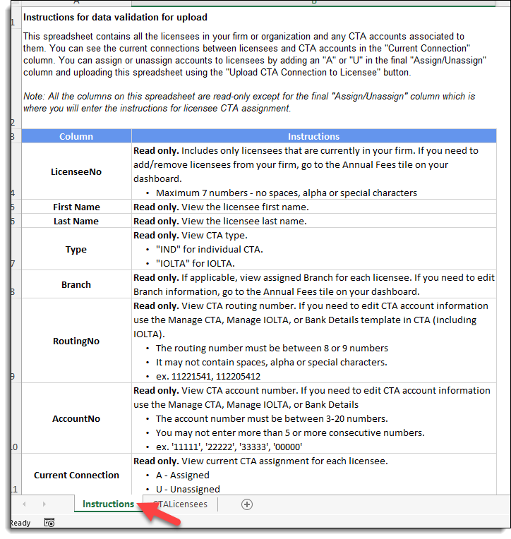 Report CTA (including IOLTA)