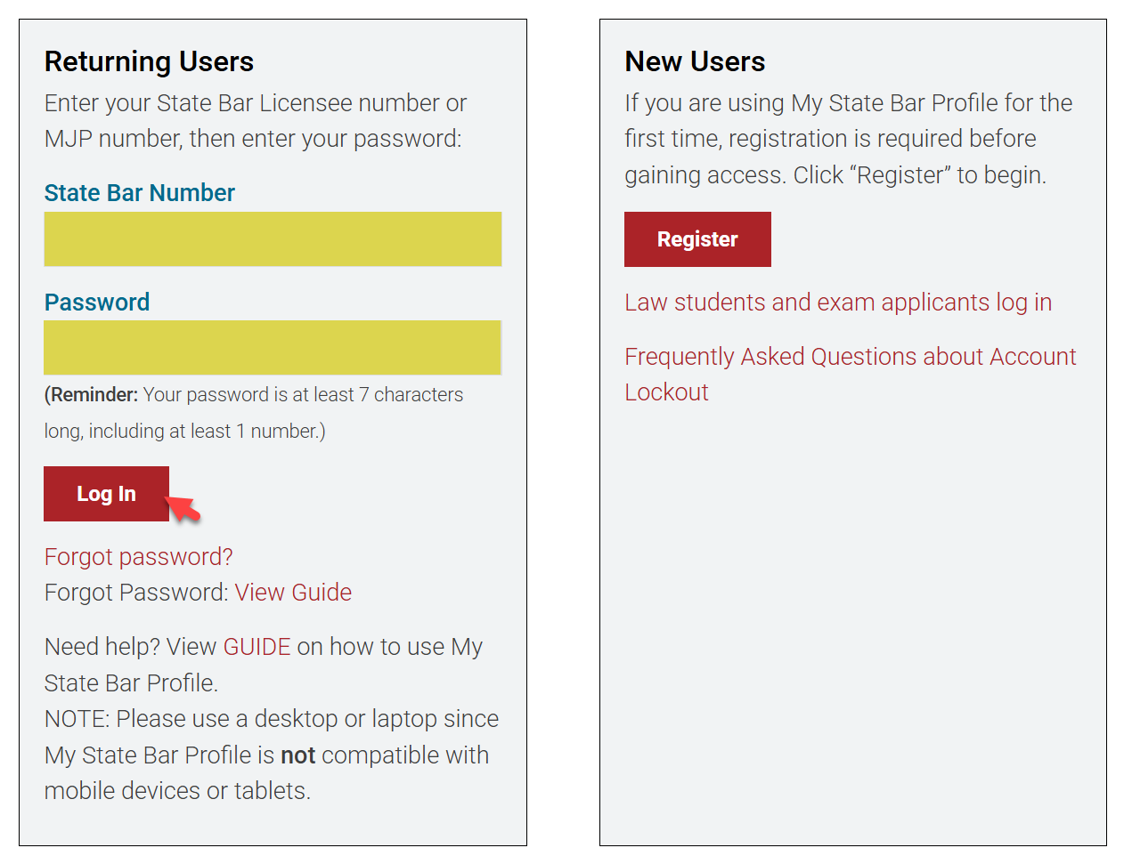 Report MCLE compliance