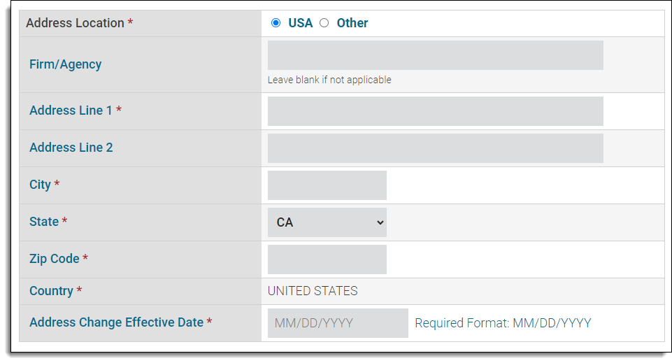 Confirm your attorney record information