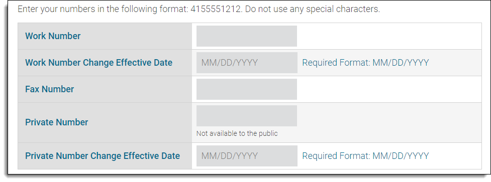 Confirm your attorney record information