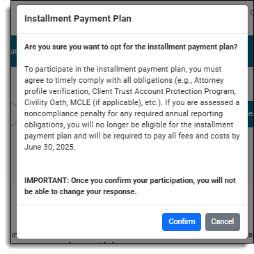 Pay your annual fees