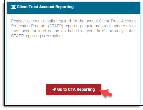 Report client trust account updates
