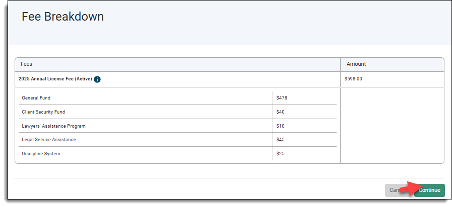 Pay your annual fees