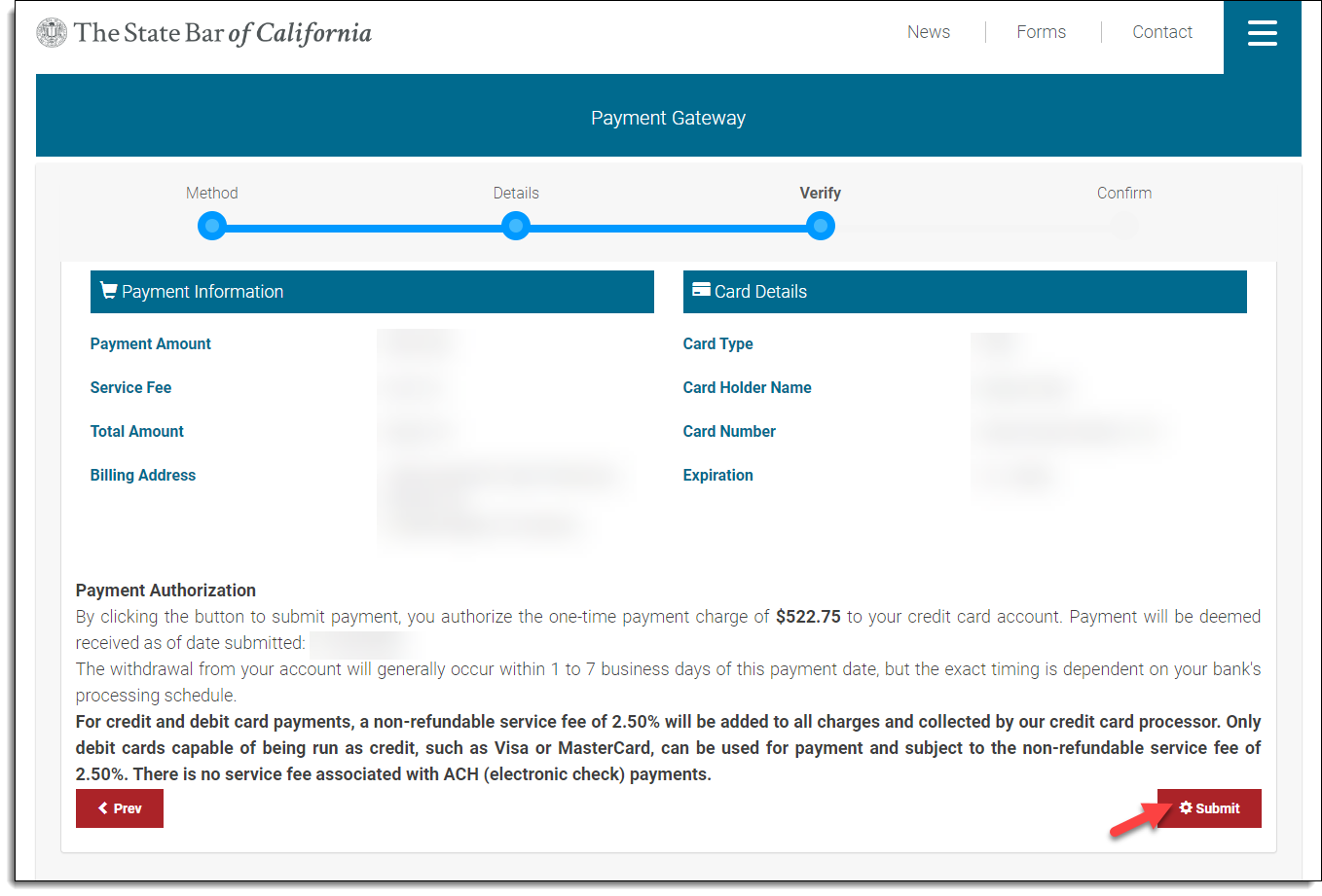 Pay your annual fees