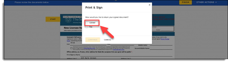 Step 5: Take the attorney's oath and execute required signatures