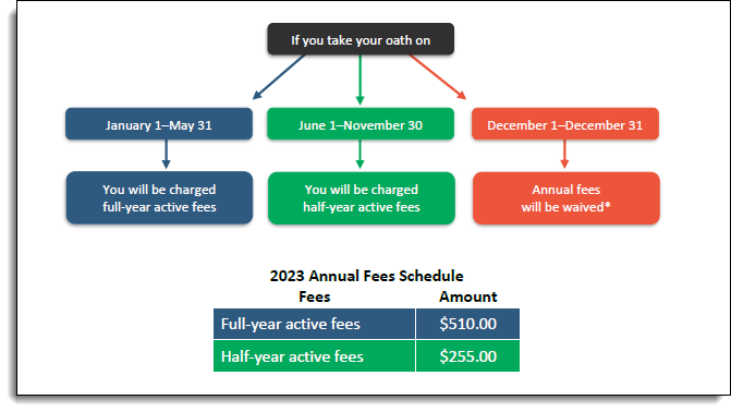 Your responsibility related to annual fees